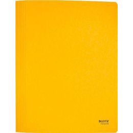 Leitz&reg; Schnellhefter Recycle, Format A4, bis zu 250 Blatt, Heftmechanik, 100 % recycelbar, Blauer Engel, Recyclingkarton, gelb