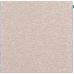 Legamaster Akustik-Pinboard Board Up, Absorptionsklasse C, St&auml;rke 24 mm, Textil & Recycling-PET, beige, B 750 x H 750 mm