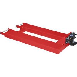 Bauer Rangierhilfe RH-RA, mit Anh&auml;ngerkupplung, bis 250 kg, L 1480 x B 650 x H 310 mm, lackiert, feuerrot RAL 3000