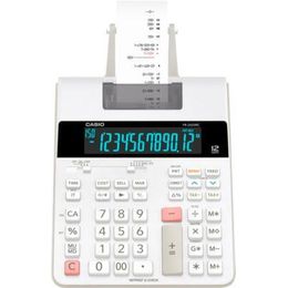Casio Tischrechner FR-2650RC, Druckfunktion, 12-stelliges Display, 4-Tasten-Speicher