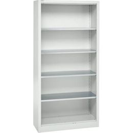 Sch&auml;fer Shop Sch&auml;fer Shop Select Regalschrank MS, 5 OH, B 950 x T 500 x H 1935 mm, Stahlblech, Lichtgrau