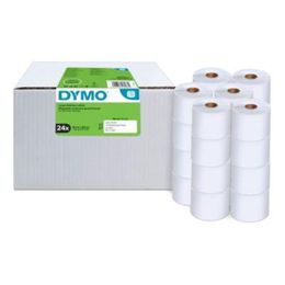 Adressetiketten Dymo&reg; S0722390, 36 x 89 mm, f&uuml;r Internetmarken, permanenthaftend, Papier, wei&szlig;, 24 Rollen mit jeweils 260 St&uuml;ck