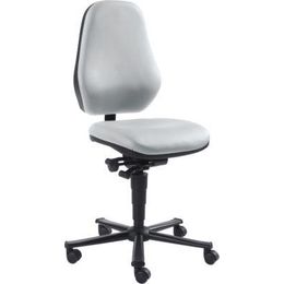 bimos Labordrehstuhl LEANOS 9138, Kunstleder, grau