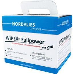 WIPEX Reinigungst&uuml;cher Fullpower, fusselfrei, extrem rei&szlig;fest, Spenderbox