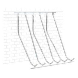 Schr&auml;ghochparker WSM, 1-seitig, f&uuml;r Reifen bis B 60 mm, B 2100 x T 1470 x H 2010 mm, Stahl verzinkt, 6 Einh&auml;ngepl&auml;tze
