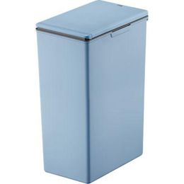 EKO Abfalleimer Morandi Touch, platzsparend, Kunststoff, Touch Bar, B 245 x T 370 x H 630 mm, 40 Liter, blau