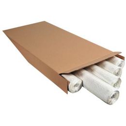 Flipchart Papier Exacompta, B 650 x H 1000 mm, kariert, Blauer Engel, Recyclingpapier, 80 g/m&sup2;, wei&szlig;, 5 Einzelrollen mit jeweils 20 Blatt