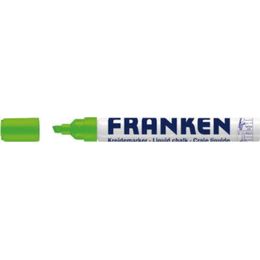 Franken Kreidemarker ZKML19, Keilspitze, Strichst&auml;rke 2-5 mm, Tinte auf Wasserbasis, hellgr&uuml;n