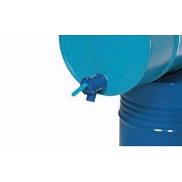 Fasswerkzeug, Polypropylen, blau, B 100 x T 200 x H 160 mm, f&uuml;r F&auml;sser mit 2" BSP-Tri-Sure-Gewinde