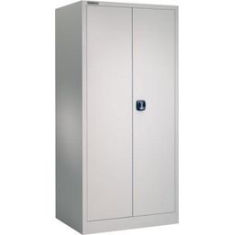 Sch&auml;fer Shop Sch&auml;fer Shop Select Materialschrank MSI 2609 S, verst&auml;rkte Ausf&uuml;hrung, bis 100 kg/Fachboden, B 950 x T 600 x H 1935 mm, wei&szlig;aluminium/wei&szlig;aluminium