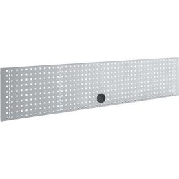 Sch&auml;fer Shop Sch&auml;fer Shop Pure Lochwand f&uuml;r AST31 Tischaufbau, bis 150 kg, B 2000 x H 380 mm, Stahl, wei&szlig;aluminium