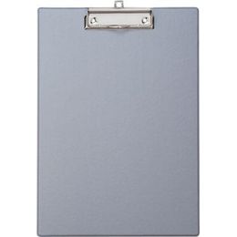 Maul Klemmbrett mit Folien&uuml;berzug, DIN A4, mit Aufh&auml;nge&ouml;se, 319 x 229 x 13 mm, silber