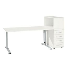 Sch&auml;fer Shop Sch&auml;fer Shop Select B&uuml;rom&ouml;belset LOGIN 2-teilig, Schreibtisch B 1600 mm