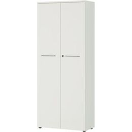 Aktenschrank Agenda, 5 OH, abschlie&szlig;bar, H 1970 x B 800 x T 400 mm, lichtgrau