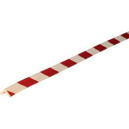 Knuffi&reg; Eckschutzprofil Typ E, 5-m-Rolle, wei&szlig;/rot