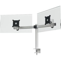 Monitorarm Durable, f&uuml;r 2 Displays 21-27", VESA, dreh-& neigbar, h&ouml;henverstellbar, mit Tischklemme