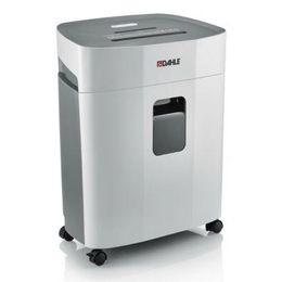 Aktenvernichter Dahle PaperSAFE&reg; 380, Partikelschnitt 4 x 12 mm, P-4, 25 l, 1-15 Blatt Schnittleistung, mit Rollen, grau