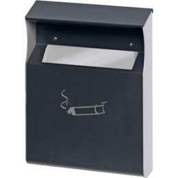 Var Wandascher mit Schutzdach, schwarz