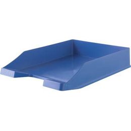 HAN Briefablage KARMA, DIN A4/C4, Kunststoff, stapelbar, stabil, B 255 x T 348 x H 65 mm, blau
