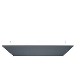 Deckensegel, uni, grau, 2000x1000 mm