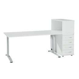 Sch&auml;fer Shop Sch&auml;fer Shop Select B&uuml;rom&ouml;belset LOGIN 2-teilig, Schreibtisch B 1600 mm