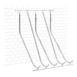 Schr&auml;ghochparker WSM, 1-seitig, f&uuml;r Reifen bis B 60 mm, B 1750 x T 1470 x H 2010 mm, Stahl verzinkt, 5 Einh&auml;ngepl&auml;tze