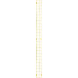 Sch&auml;fer Shop Gitterelement, aus Stahl, B 150 x H 2086 mm, gelb