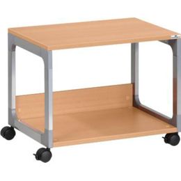 Durable Multi Trolley 48, silber/Buche-Dekor