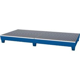 ASECOS Auffangwanne WG 28, f&uuml;r 8 x 200 l F&auml;sser, lackiert
