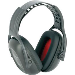 Honeywell Kapselgeh&ouml;rsch&uuml;tzer Verishield VS110D, EN 352-1, SNR 30 dB, patentierte Air-Flow-Control-Technologie, schwarz-rot