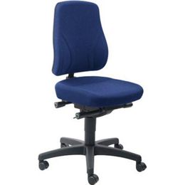 bimos Drehstuhl All-In-One Trend 9633, mit Rollen, Stoffpolster, Duotec blau
