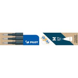 Pi.lot Ersatzminen PILOT, f&uuml;r Tintenroller FRIXION, 0,4 mm Strichst&auml;rke, radierbar, 3 St&uuml;ck, blauschwarz