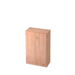 Aktenschrank 3 OH, B 800 x T 420 x H 1270 mm, abschlie&szlig;bar, Nussbaum-Dekor