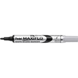Pentel Whiteboardmarker Maxiflow, Schreibspitze 2 mm, 12 St&uuml;ck, schwarz