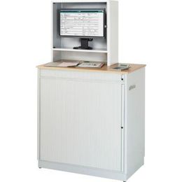 Rau Computer-Station Typ 6018, B 1030 x T 660 x H 1810 mm, station&auml;r