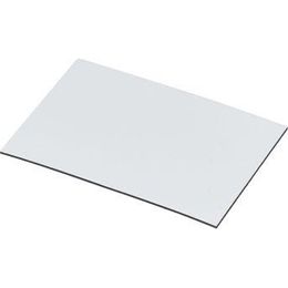 Magnet-Lagerschilder, wei&szlig;, 40 x 75 mm