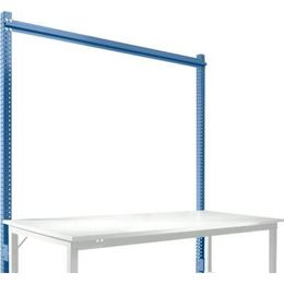 Manuflex Aufbauportal, Grundtisch STANDARD Arbeitstisch-/Werkbanksystem UNIVERSAL/PROFI, 1750 mm, brillantblau