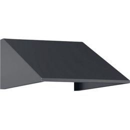 Schr&auml;gdachaufsatz f&uuml;r C+P Schlie&szlig;fachschrank Resisto, Neigung von 26&deg;, B 396 x T 640 x H 230 mm, Stahl, anthrazitgrau RAL 7016