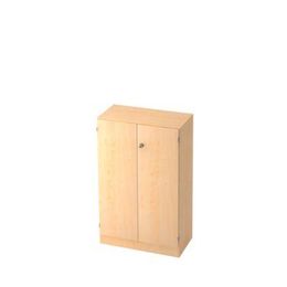 Aktenschrank 3 OH, B 800 x T 420 x H 1270 mm, abschlie&szlig;bar, Ahorn-Dekor