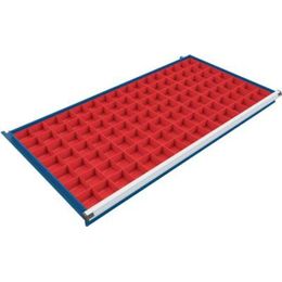 treston Einsatzkastenset 56 St&uuml;ck f&uuml;r Schubladenschrank 1330 mm breit passend f&uuml;r Schubladen 75/100 mm