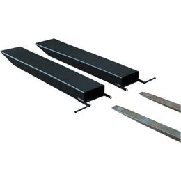 Bauer Gabelverl&auml;ngerung f&uuml;r Flurf&ouml;rderzeuge, offene Ausf&uuml;hrung, L 1600 x B 150 x 70 mm, schwarz