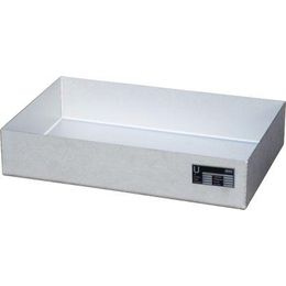 Bauer Kleingebindewanne KGW-P 1 V4A, f&uuml;r Euro- und Chemiepaletten, Edelstahl, L 600 x B 400 x H 120 mm, bis 50 kg