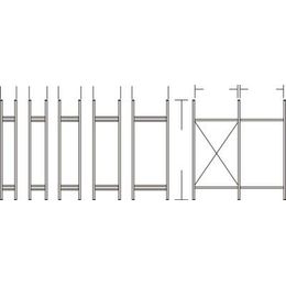 Schäfer Shop Regalrahmen WR 3000, Tiefe 600 mm