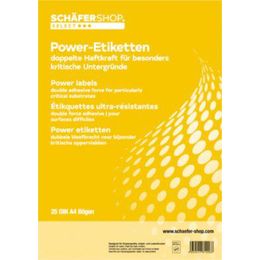 Sch&auml;fer Shop Sch&auml;fer Shop Select Power Etiketten 63,5 x 29,6 mm, 25 Bl.