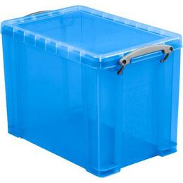Really Useful Box Box, Kunststoff, transparent blau, 19 l