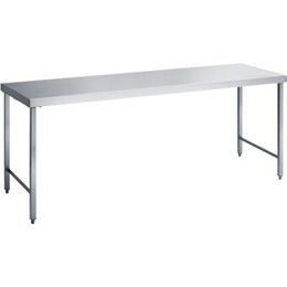 Arbeitstisch, Edelstahl, 1800 x 600 x 850 mm