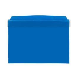 Orgatex Sichttaschen, m. Klappe, A5 quer, blau, 50 St.