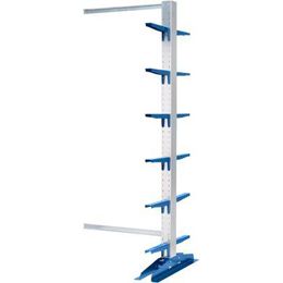 Sch&auml;fer Shop Kragarmregal-Anbaufelder KRM, doppelseitig, H&ouml;he 2500 mm, Kragarml&auml;nge 400 mm