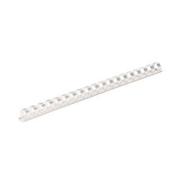 Fellowes Plastik-Binder&uuml;cken, Format 10 mm, 25 St&uuml;ck, f. Plastikbindemaschinen, weiss, 25 St&uuml;ck