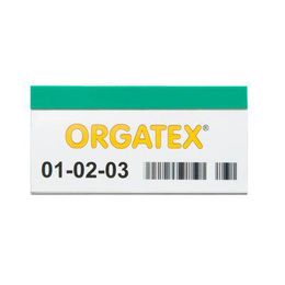 ORGATEX Magnet-Einsteckschilder Color, 60 x 150 mm, gr&uuml;n, 100 St.